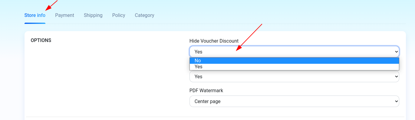 Cara Mengatur Voucher Discount Field dan Watermark